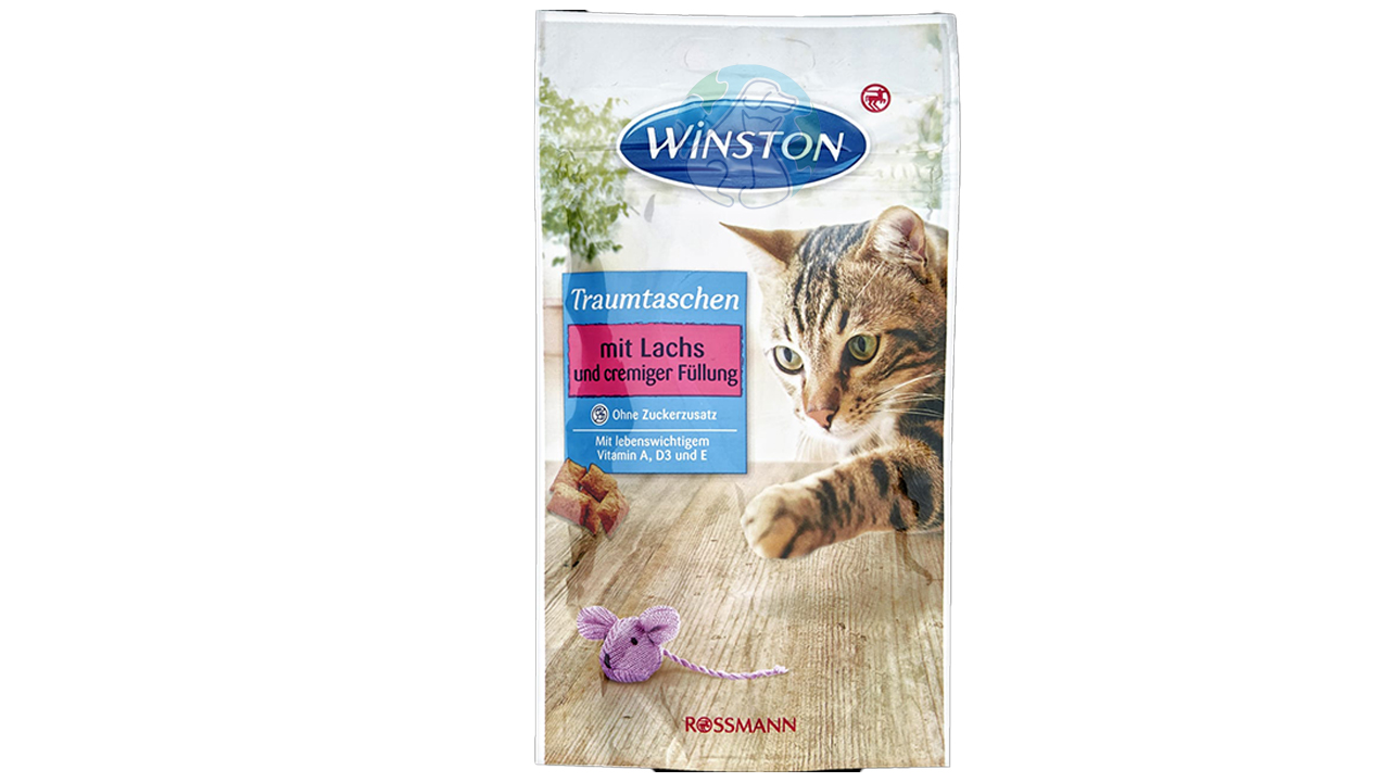 تشویقی مغزدار ماهی 50گرمی Winston